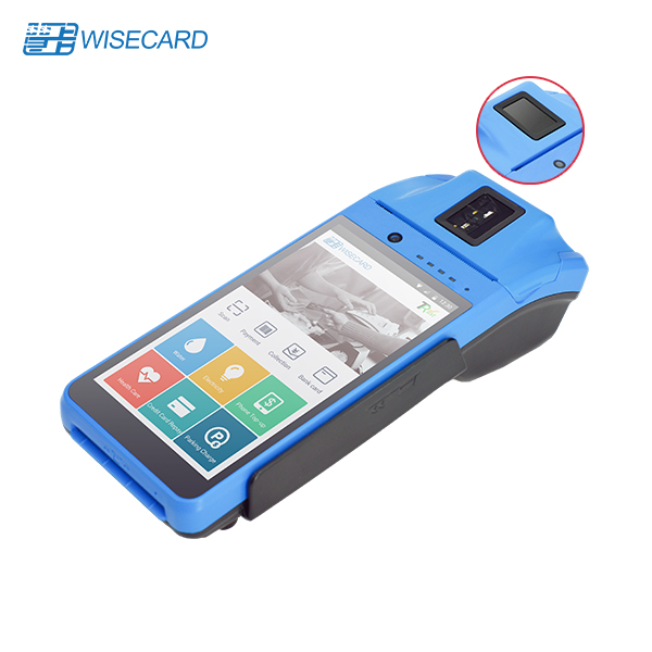 Touch Screen Smart POS Terminal , Portable Credit Card Swipe Machine