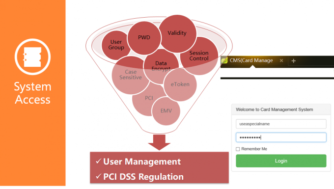 Surnie CMS All In One System Wisecard PADSS With Switches