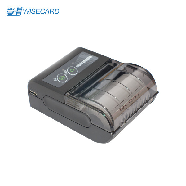 RS232 Mini Invoice Thermal Receipt Printer 90mm/Sec USB Charging